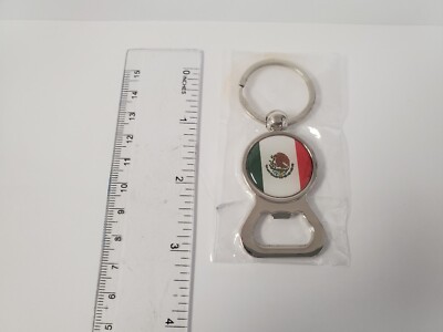 Mexico. Flag of Mexico. Brand New Enamel Metal Keychain Key Chain ...