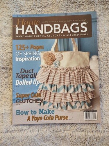 Haute Handbags Magazine Spring 2012 Handmade Purses Clutches Yoyo Coin ...