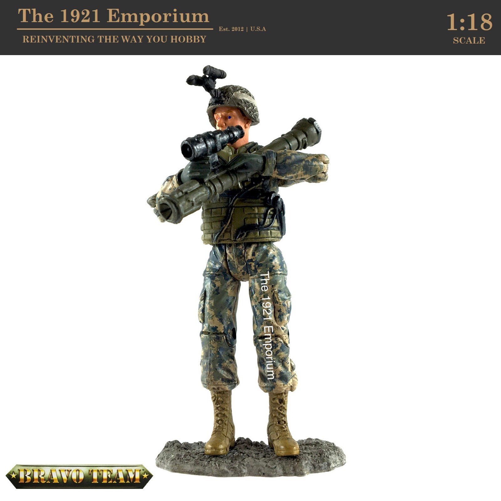 1:18 Unimax Toys Forces of Valor Bravo Team Iraq US Army Bazooka ...