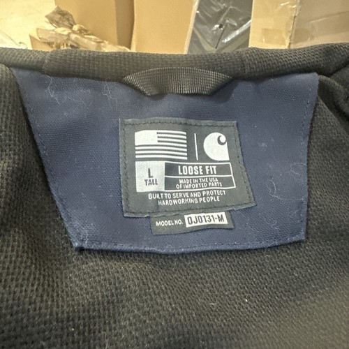 Carhartt J131 Men's Hoodie Jacket, Size L dark blue 35481190391 | eBay
