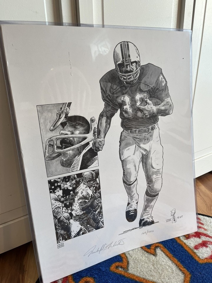Miami Dolphins Lithograph Collection By Michael Mellett - 166/1000 Set ...