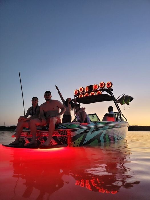 RGB TRINITY BOAT TRANSOM LED 24000 TOTAL LUMENS UNDERWATER BOAT LED ...