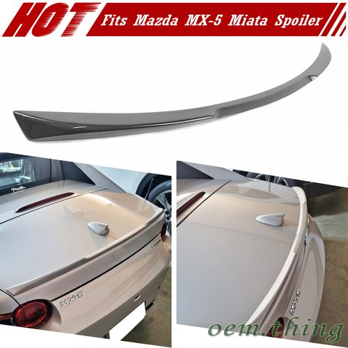 Fits Mazda MX5 MX-5 Miata 4th ND 2D Convertible V Type Trunk Spoiler ...