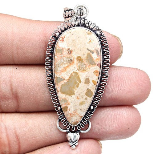 Necklace Bird Eye Jasper Gemstone Handmade Gift For Her Jewelry 2" | eBay