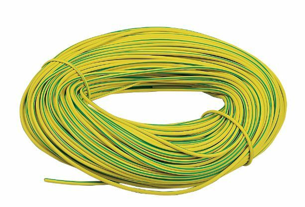 TWIN AND EARTH CABLE WITH CLIPS & EARTH SLEEVING - 1mm 1.5mm 2.5mm ...