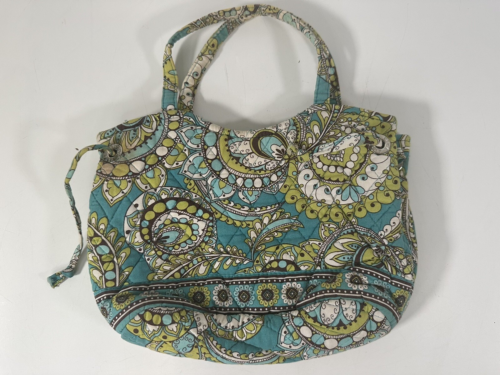 VERA BRADLEY Sherry Small Handbag Purse Tote (PEACOCK) | eBay