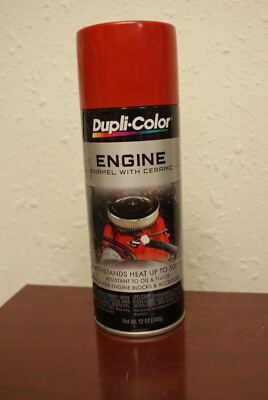 Dupli-Color Ford Red DE1605 Spray Paint Engine enamel w/ceramic High ...