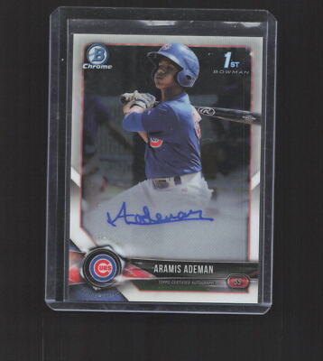 2018 Bowman Chrome BCPA-AA Aramis Ademan Prospects Autographs | eBay