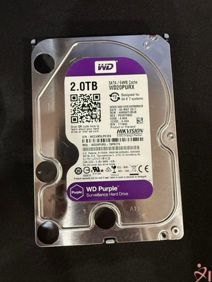 WD20PURX-78P6ZY0 WD Western Digital 2TB SATA 3.5 Hard Drive Hikvision ...