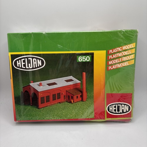 Heljan Engine House Kit 650 N-scale Plastic Model New In Shrink Denmark ...