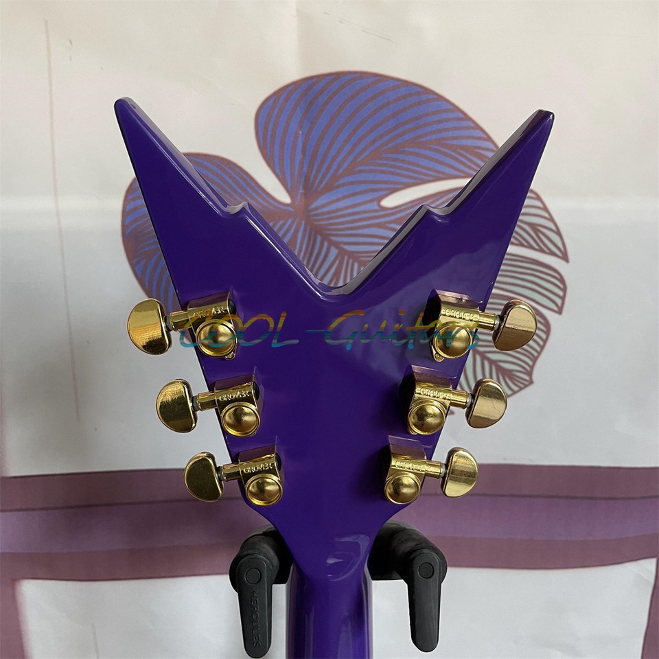 DCR Dimebag Dime Razorback Electric Guitar Blacktooth Purple Flamed ...