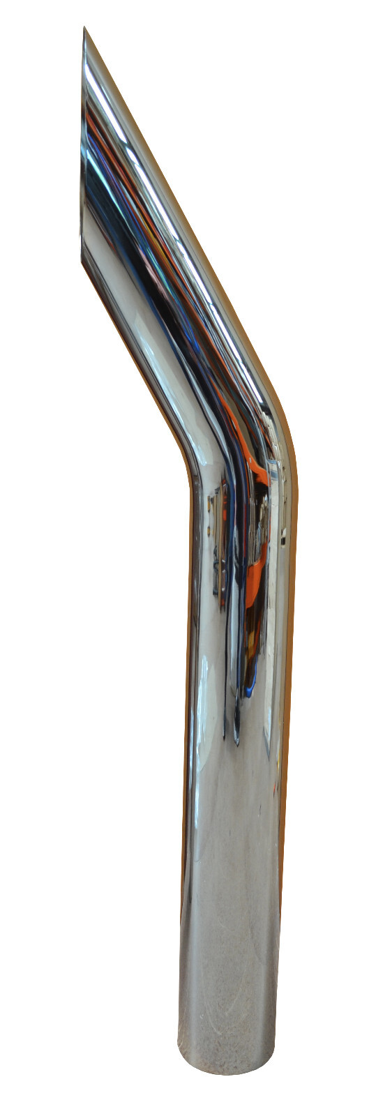 5" INCH CHROME TRUCK EXHAUST STACK AUSSIE CURVED x 4' FEET (1219mm ...