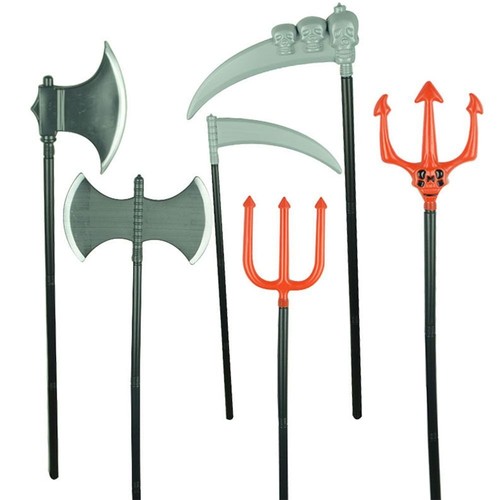 Fork Devil Props Trigeminal Sickle Toy Cosplay Accessory Simulation ...