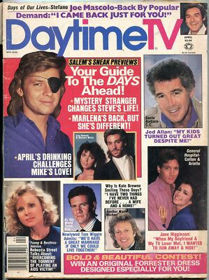 MAG: Daytime TV Magazine April 1989- Michael Weiss- Jed Allan- Jeanne ...