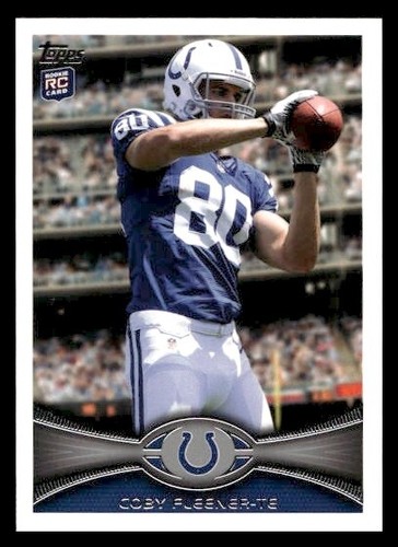 2012 Topps #132 Coby Fleener Rookie Indianapolis Colts | eBay