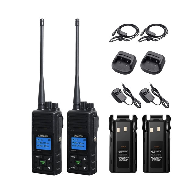 SAMCOM FPCN30A UHF Handheld 2-Way Radio System - Black for sale online ...
