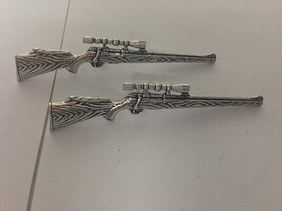 Hunting Rifle G23 Fine English Pewter Cufflinks Handmade In Sheffield ...