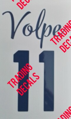 ANTHONY VOLPE 1st 2020 NY Yankees Rookie RC Vinyl Decal Sticker Volpe ...