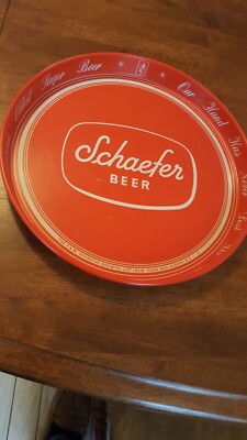 SCHAEFER BEER BREWING COMPANY METAL TRAY | eBay