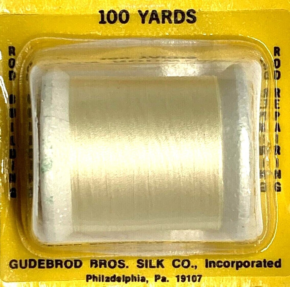 GUDEBROD Rod Winding Nylon Thread 100 Yard Spool Type A - Choose Your ...