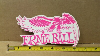 Ernie Ball Hot Pink Flying eagle High Quality Sticker Decal | eBay
