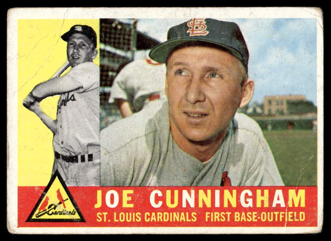 1960 Topps Joe Cunningham #40 St. Louis Cardinals Baseball Card | eBay