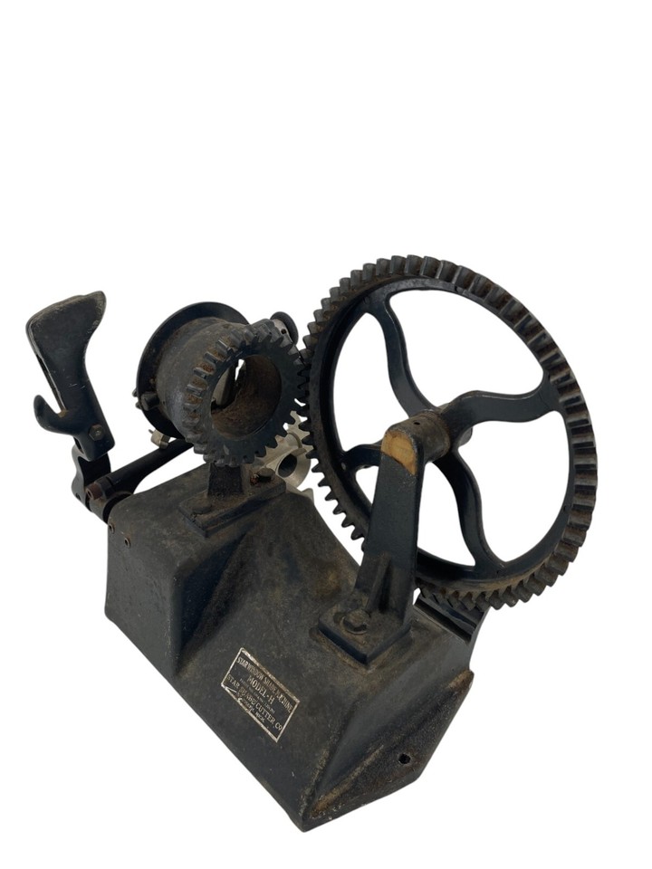 Vtg Antique Hand Cranked Star Co Window Shade Machine Model H Blinds ...