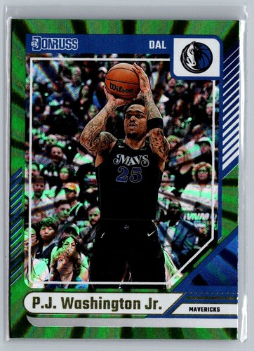 2024-25 Donruss #195 P.J. Washington Jr. Holo Green Laser | eBay