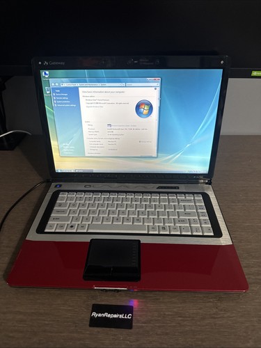 Gateway W350I Intel Pentium t2330 1.6GHZ 1GB RAM VINTAGE LAPTOP WINDOWS ...