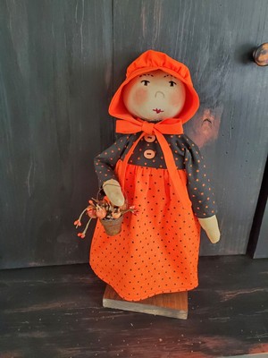 Primitive Fall Standup Prairie doll, Prairie doll, Fall Doll, Primitive ...