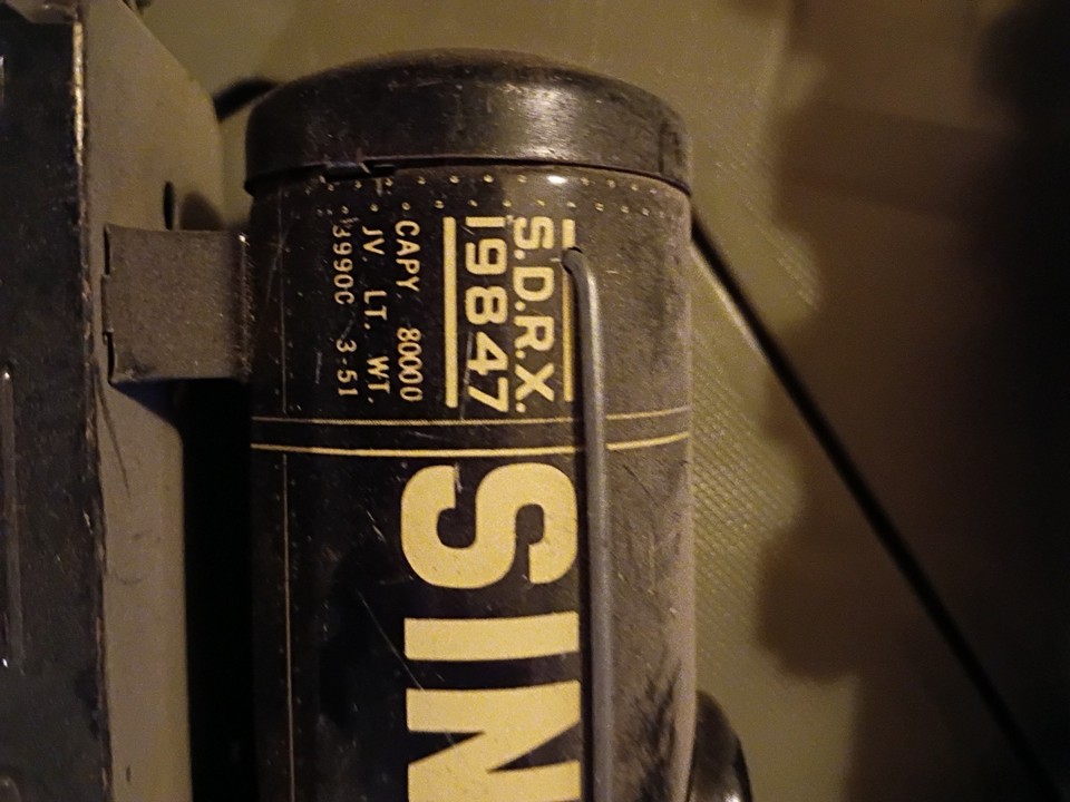 Marx Sinclair Tank Train Car Tin Litho SDRX 19847 Tanker Gas Oil Black ...