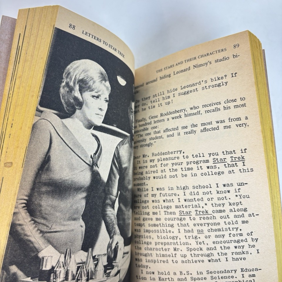 Letters to Star Trek Susan Sackett PB 1977 1st Edition Ballantine ...