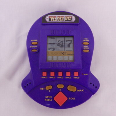 1999 Mikohn Hasbro Yahtzee Jackpot Electronic Handheld Game | eBay