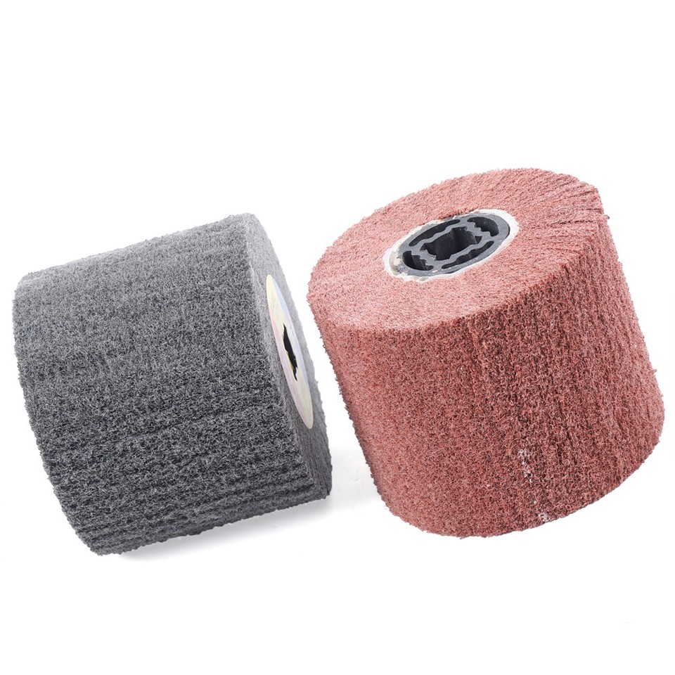 7* Polishing Drawing Wheel Brush Drum Grinding Burnishing Buffer Wheel ...