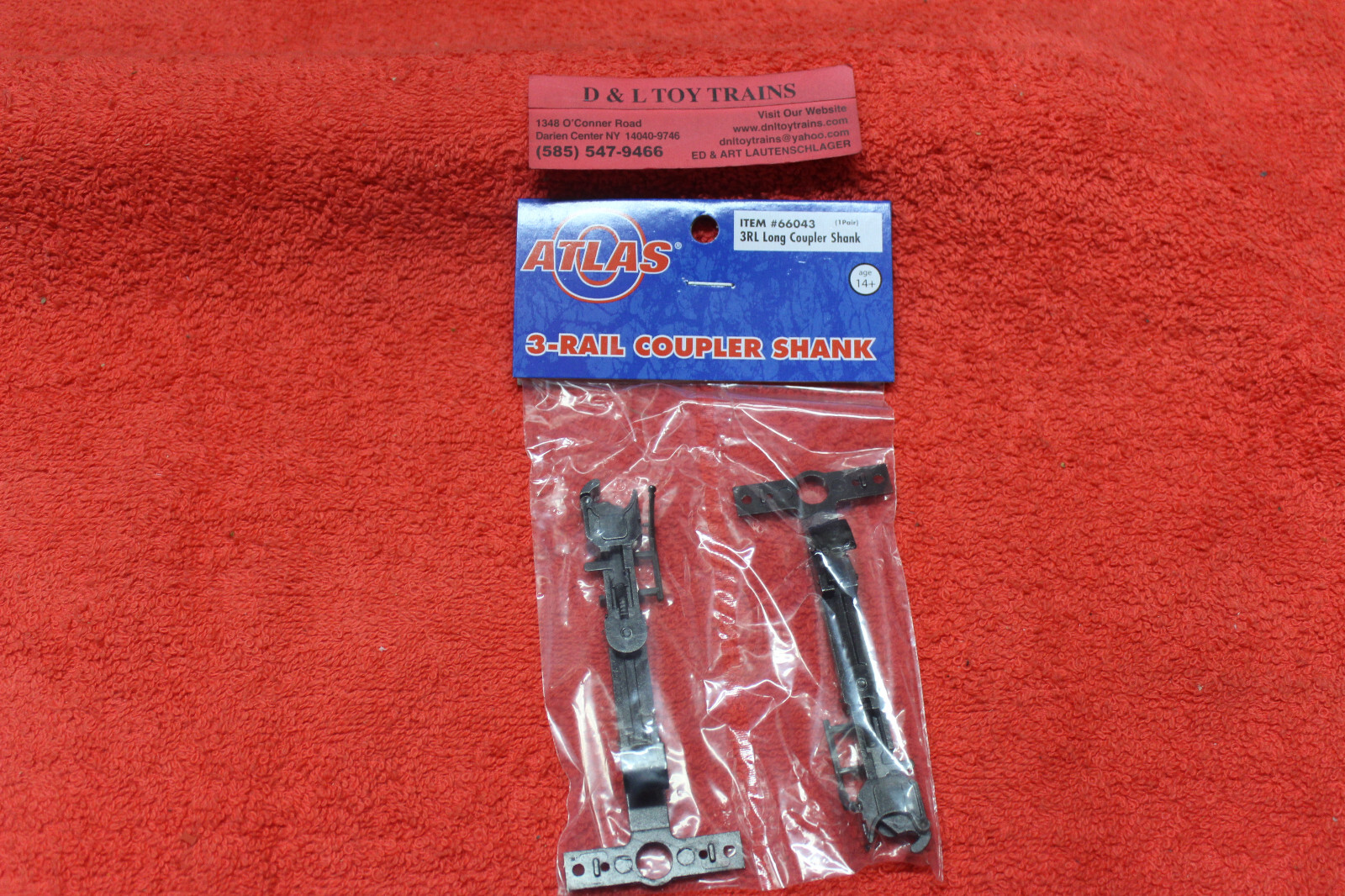 66043 Atlas O 3 Rail Long Coupler Shank New In Package | eBay