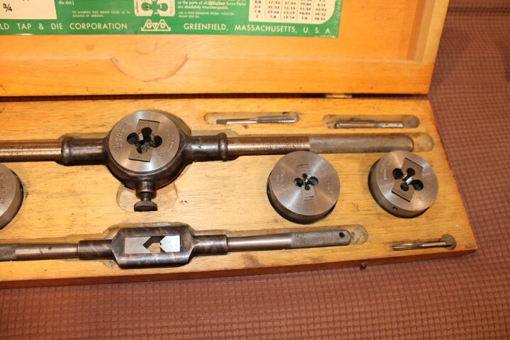 Vintage Greenfield Little Giant 2 Piece Adjustable Die Screw Plate Tap ...