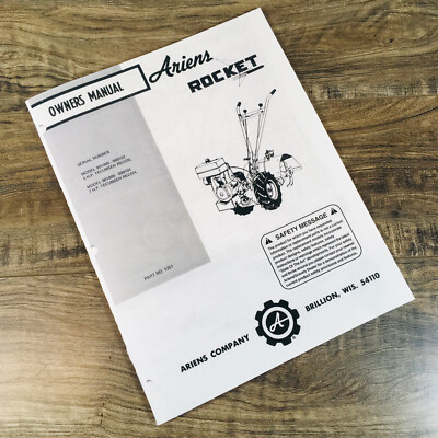 Ariens 901005-000101 901006-000101 Rocket Tiller Operators Manual ...