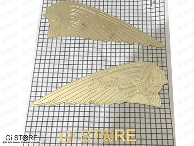 Indian Chief Scout Motorcycle Fuel Tank Emblem Indian Badge Set 2x ...