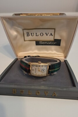 BULOVA SENATOR VINTAGE WATCH WITH BOX | eBay UK