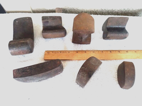 7 Vintage Different Shaped Anvil Auto Body Dollys | eBay