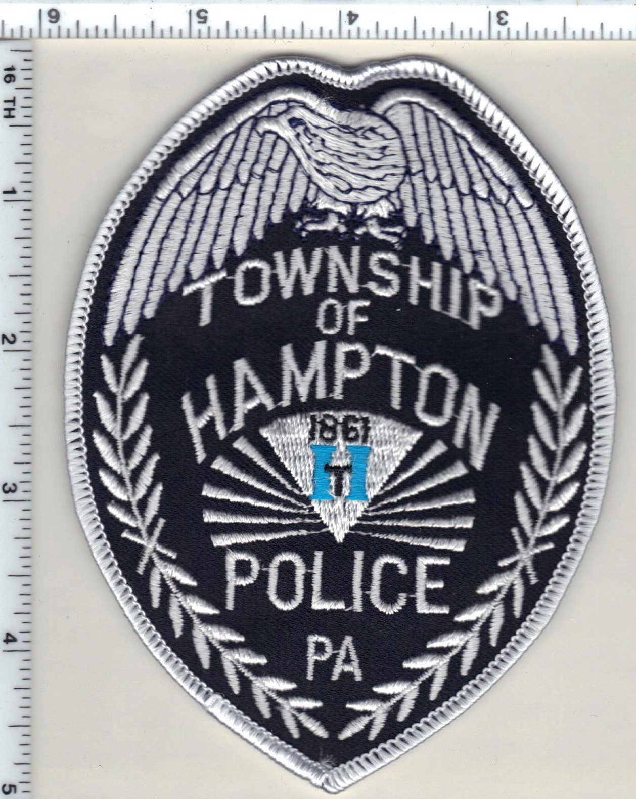 Hampton Township Police (Pennsylvania) Shoulder Patch from 1991 | eBay