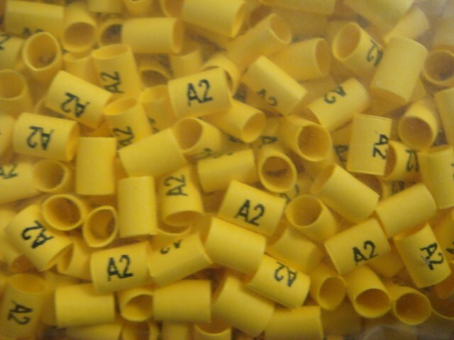 ONE Large Lot Precut HEAT SHRINK Wire/Cable markers misc numbers -- New ...