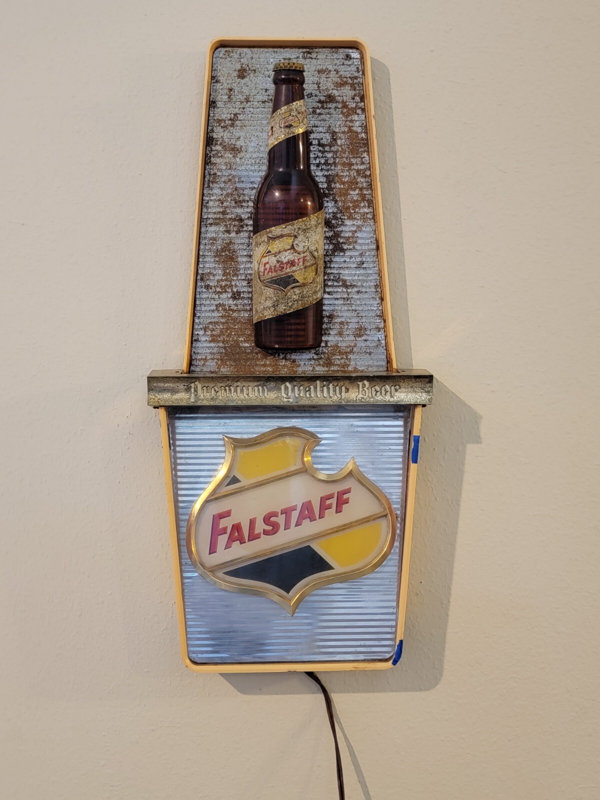 Rare Vintage Collectible Falstaff Beer Sign 1960's For Bar / Mancave ...