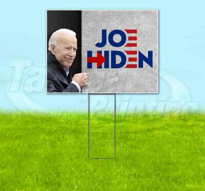 JOE HIDEN 18x24 Yard Sign WITH STAKE Corrugated Bandit JOE BIDEN HARRIS ...