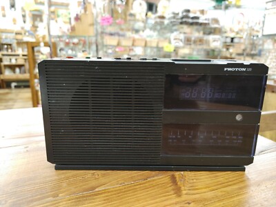 PROTON 320 AM/FM Dual Alarm Clock Radio (Black) | eBay
