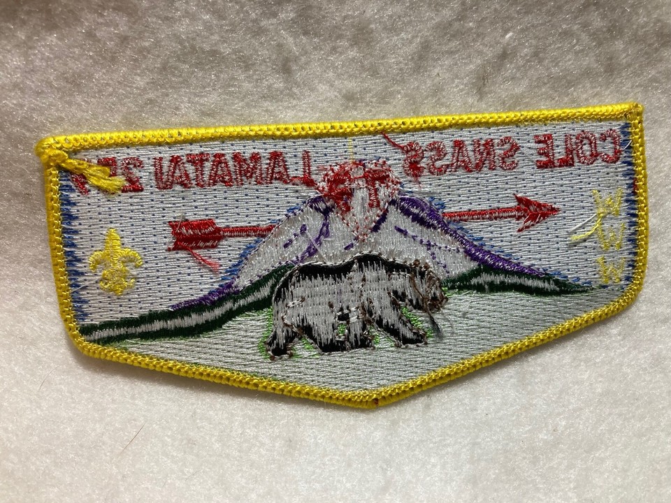 (110) Boy Scouts - Cole Snass Lamatai 259 - yellow trim OA flap | eBay