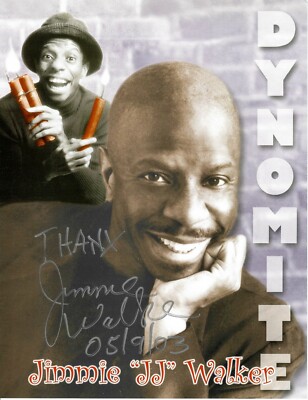 Jimmie "JJ' Walker Signed Good Times Dynamite Publicity 8.5x11 Photo #2 ...