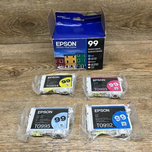 Epson 99 Claria Ink Multicolor 4 Pack T099920 EXP 08.2023 Condition Is ...
