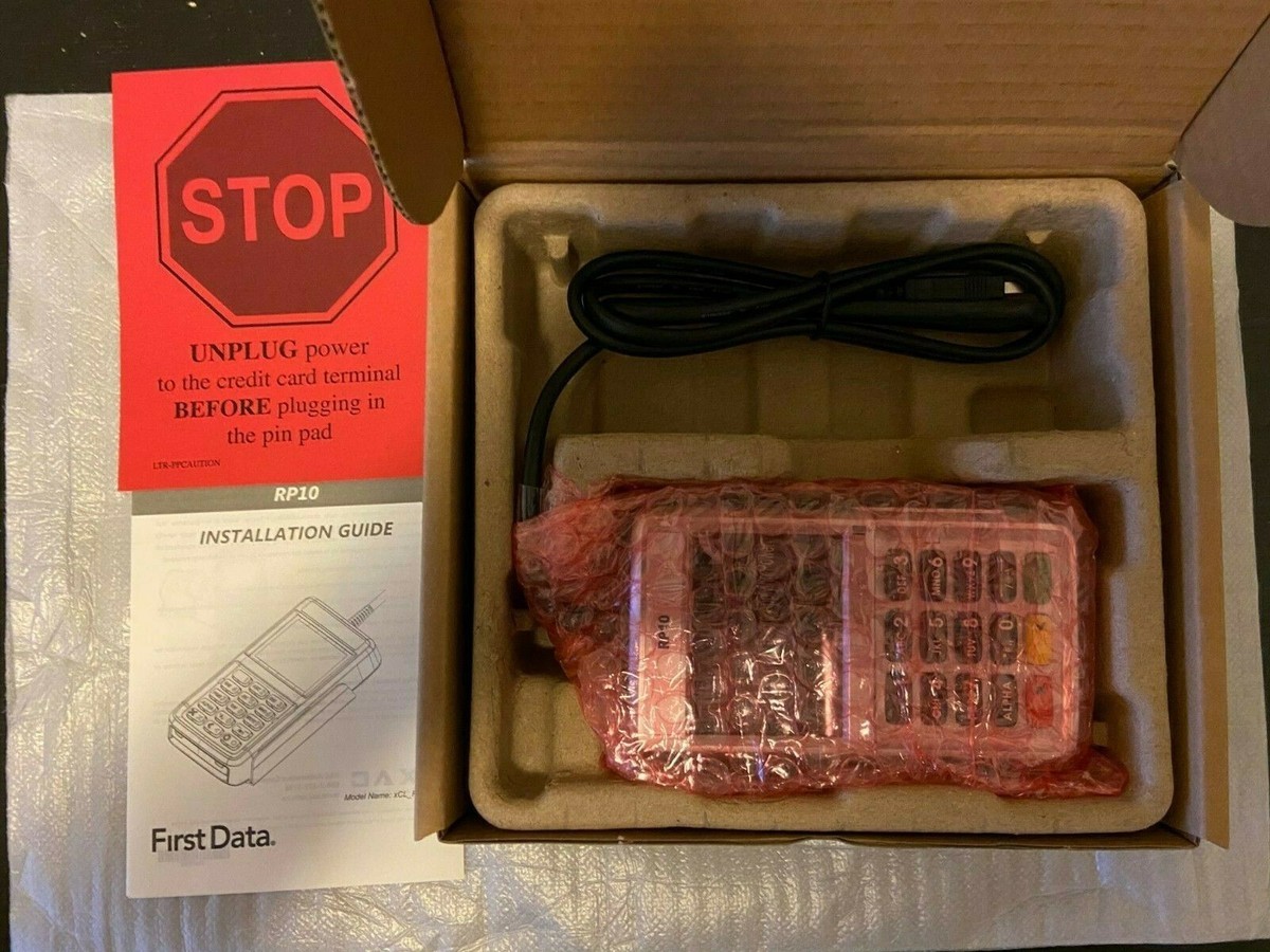 PCI 5.0 PIN Device First Data RP10 With Carlton 500 Encryption - PCI 5. ...