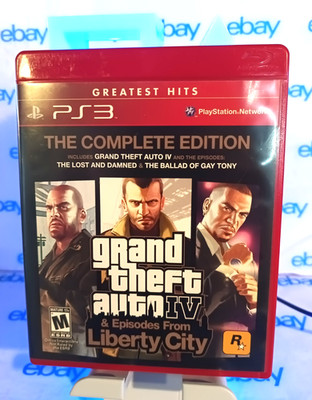Grand Theft Auto IV Episodes from Liberty City Complete Edition PS3 CIB ...